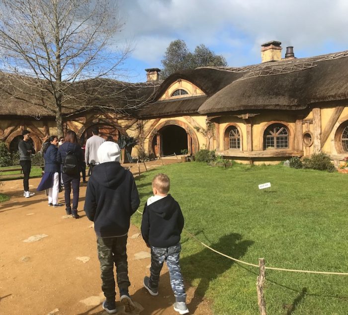 HOBBITON MOVIE SET TOUR WITH KIDS - SNEAK PEEK!