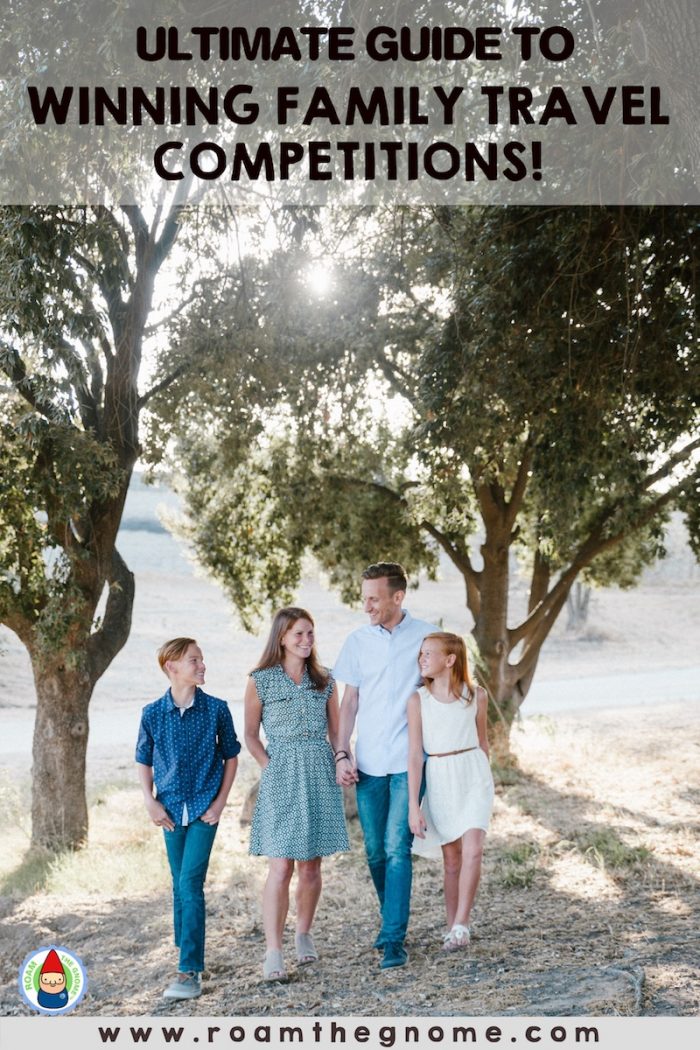 BEST TIPS ON HOW TO WIN FAMILY TRAVEL COMPETITIONS!